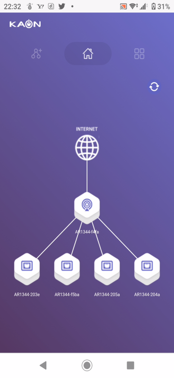 コミュファ光メッシュWi-Fi Kaon Mesh AR1344について